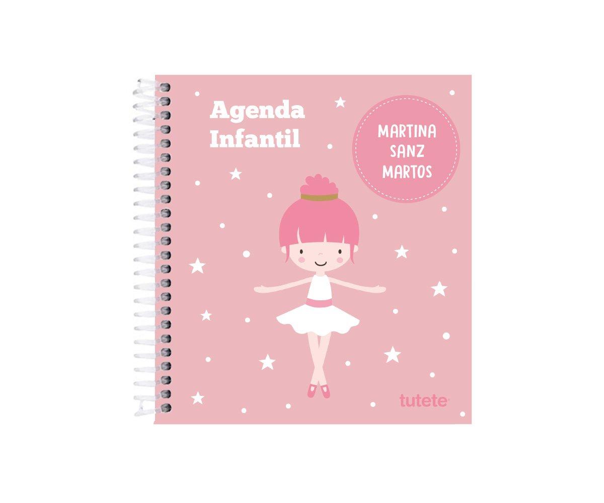 Pequeña Agenda Guardería Personalizable Tutete Bailarina - Tutete