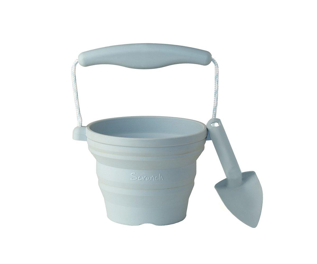 Mini seau pliant+pelle bleu - Tutete