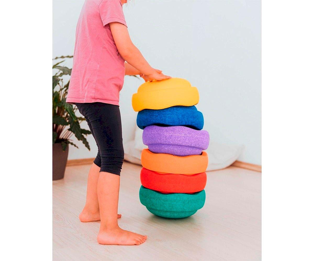 Stapelstein Set Colores Rainbow Basic - Tutete