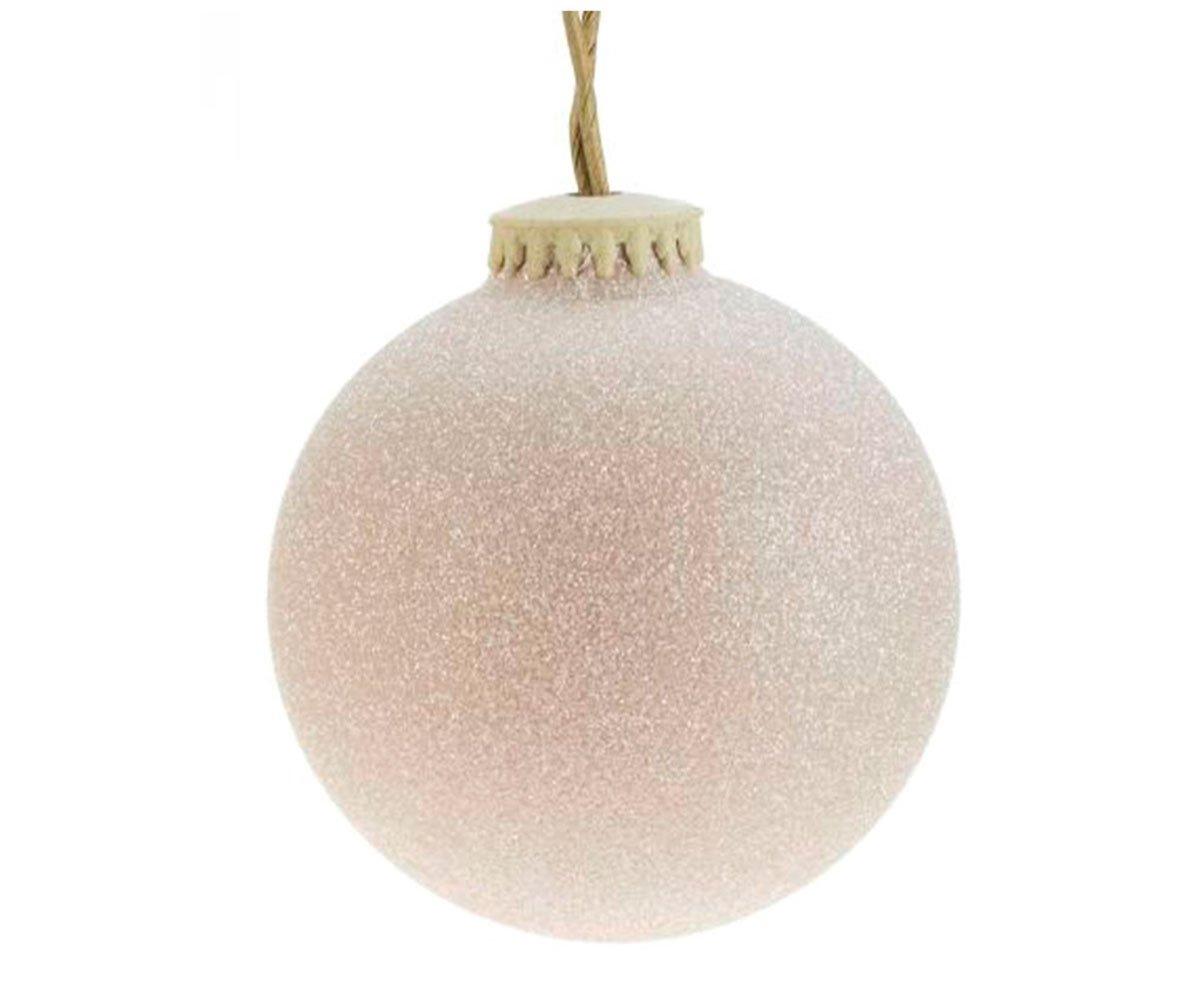 Bola de Navidad Weiste Bio Glitter Rosa Grande - Tutete