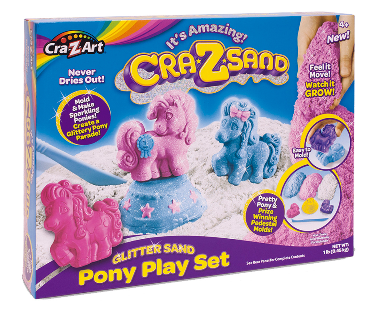 Arena Moldeable Crazsand Pony Play Set - Tutete