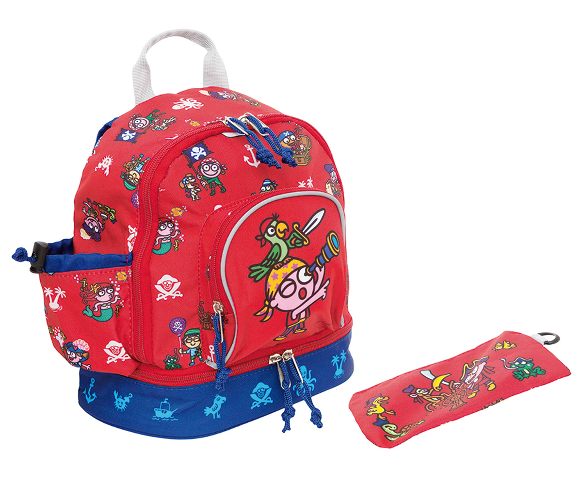 Mochila Infantil Con Bolsillo Térmico Katuki Piratik Tutete