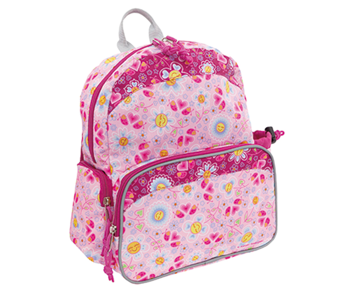 Mochila Preescolar Con Bolsillo Térmico Katuki Bugsandflowers Tutete