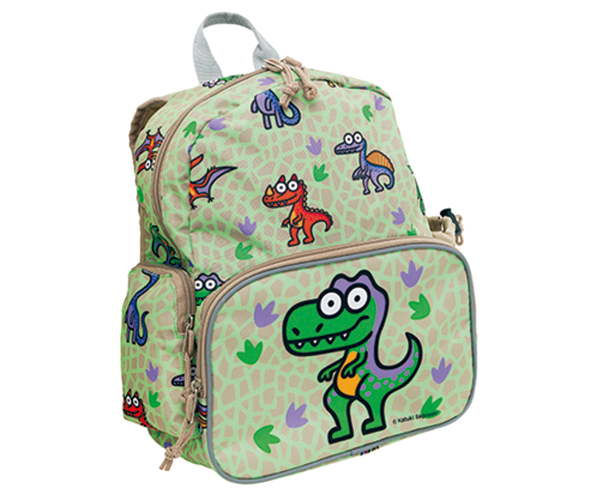 Mochila Preescolar Con Bolsillo Térmico Katuki Dino Tutete