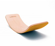 Tabla Curva Wobbel PRO Madera Natural con Fieltro Mostaza - Tutete