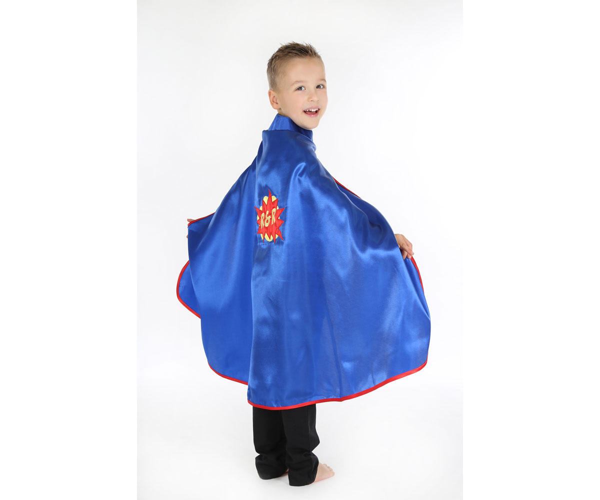 Capa Disfraz Robin Azul 3-7 años - Tutete