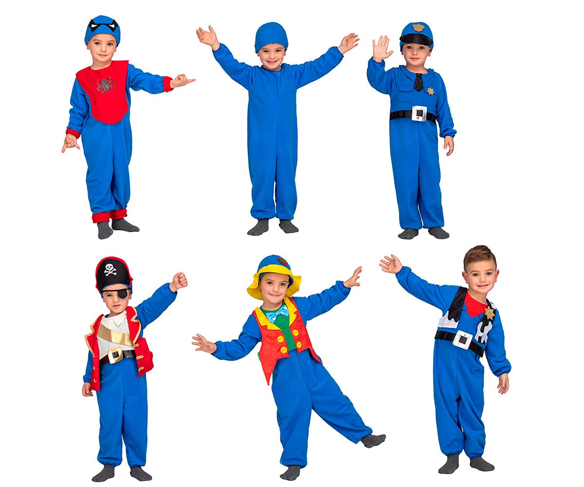 Disfraz 5 en 1 Quick'nFun Azul - Tutete