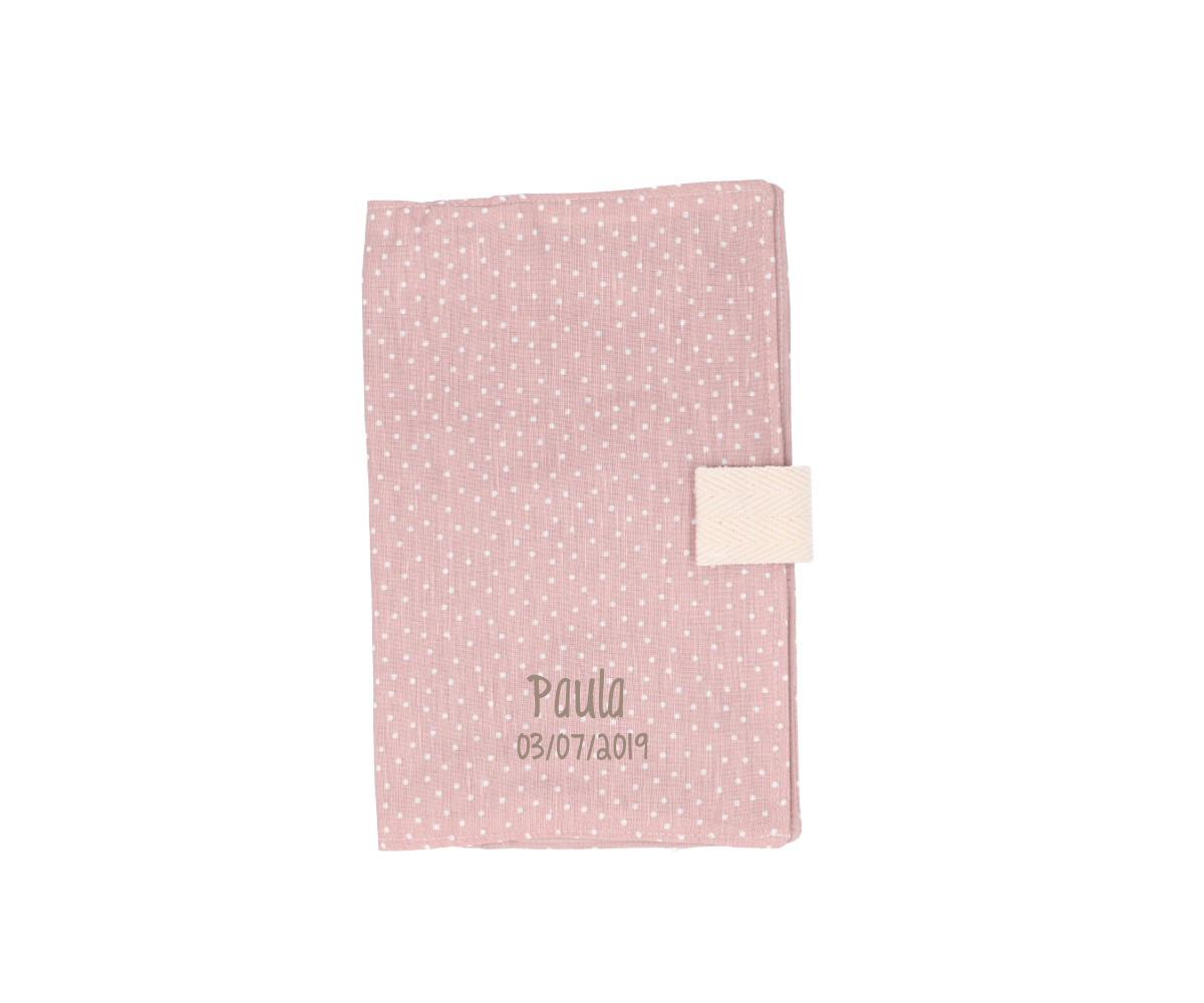 Portadocumentos Mini Dot Rosa Personalizable - Tutete