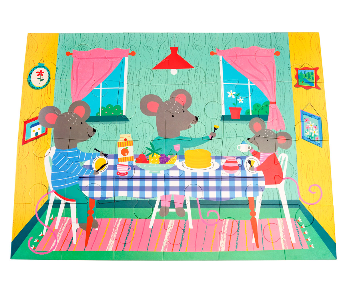 Puzzle Ratón en su Casita - Tutete
