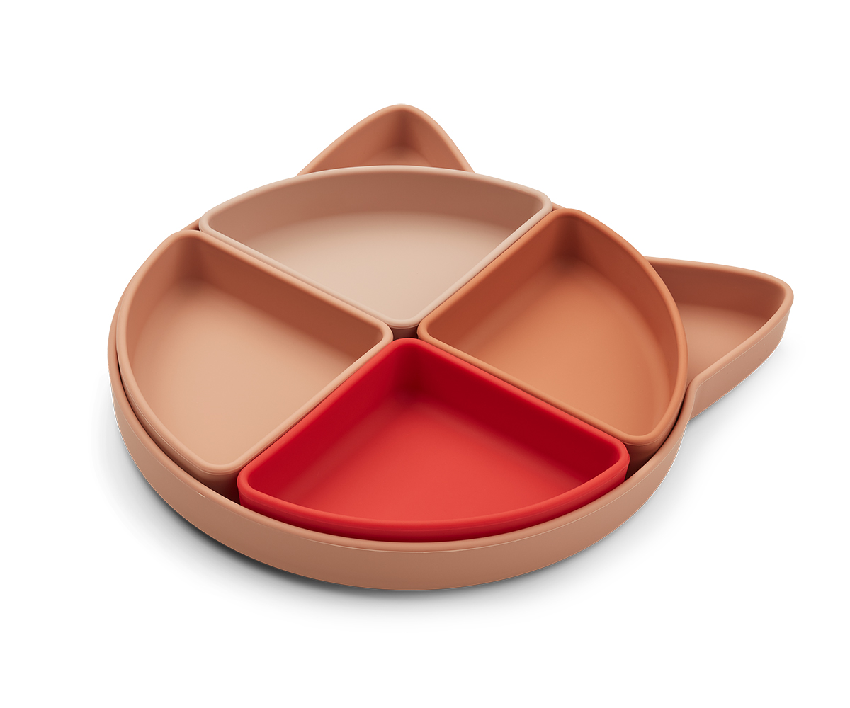 Plato Compartimentos Arne Cat Rose - Tutete