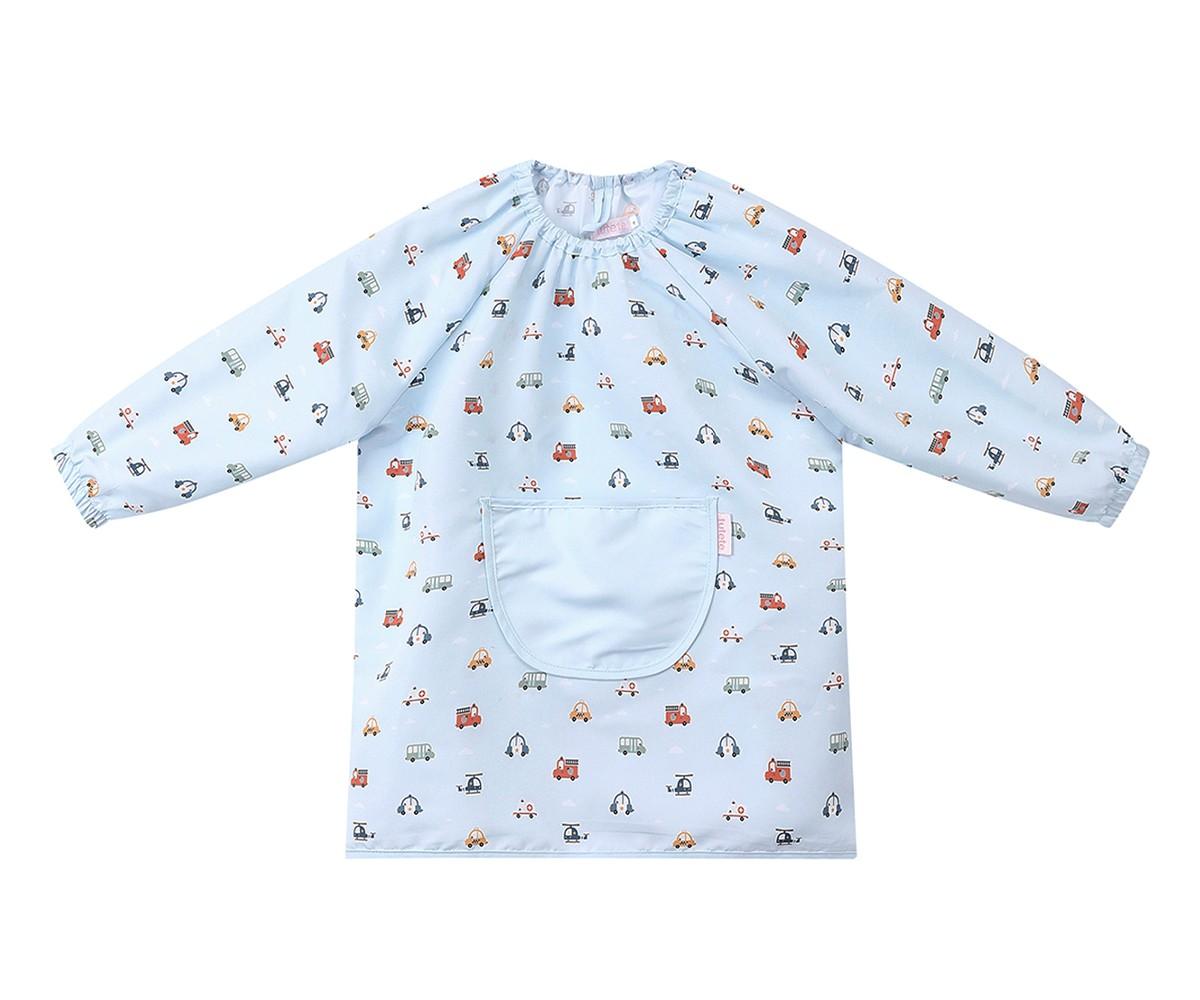 Personalized Smock with Pocket City Cars - Tutete