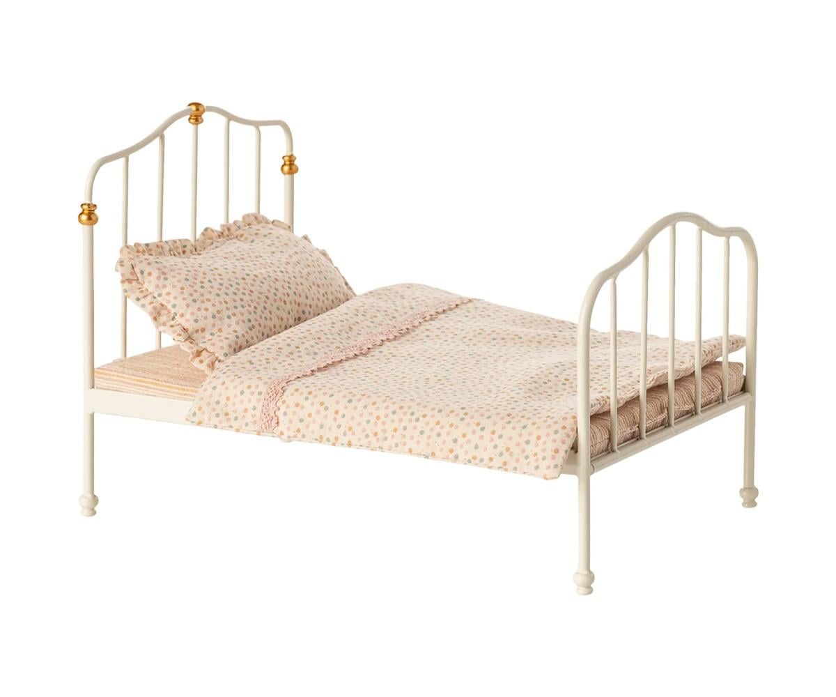 Cama Vintage para Ratón Off White Dots - Tutete