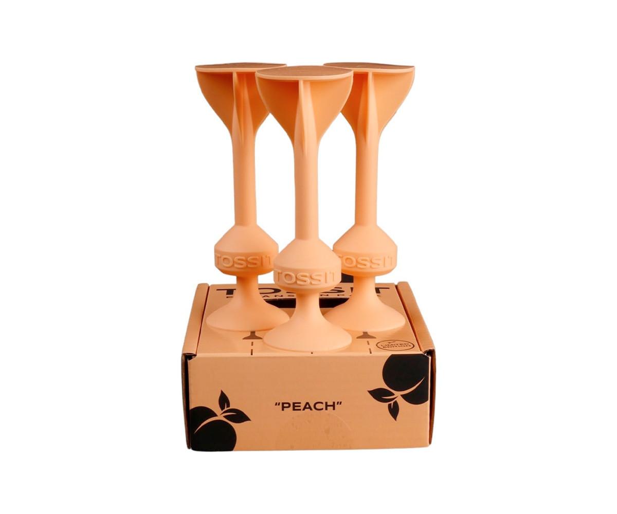 Set 3 Dardi in Silicone con Ventosa Peach - Tutete