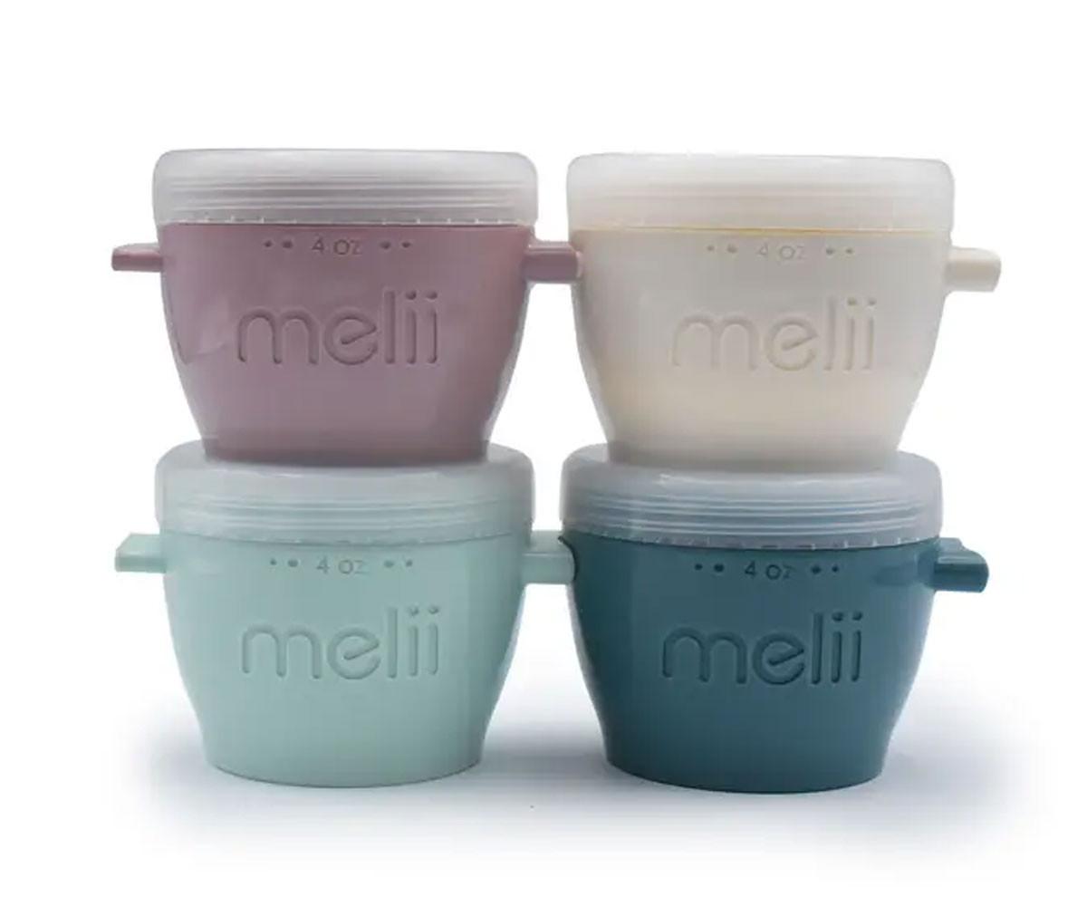 Set 4 Porta Alimenti Bebè Snap & Go Pods 118ml - Tutete