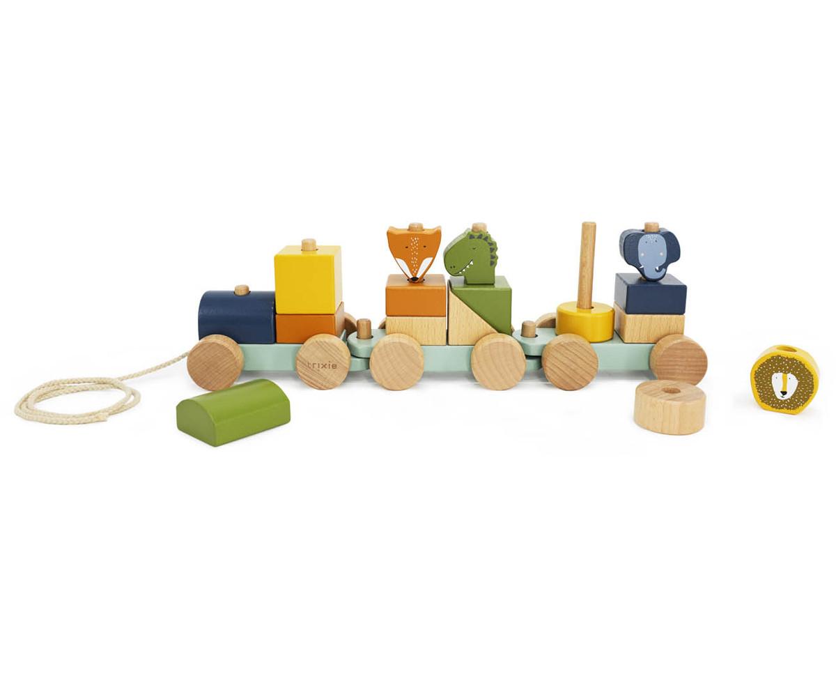 Tren de Madera Trixie All Animals - Tutete